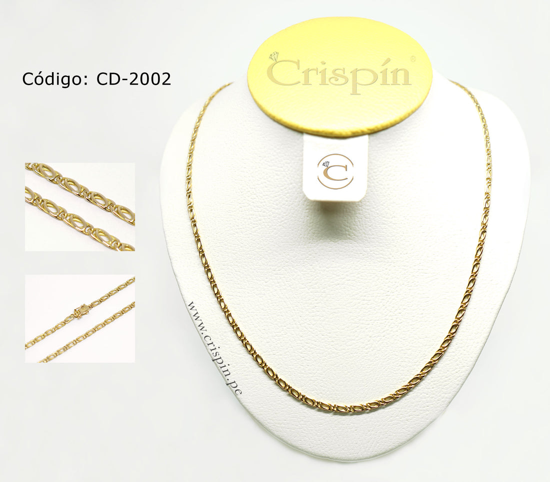 Cadena de oro 18K. Código: CD-2002 – Joyería Crispín